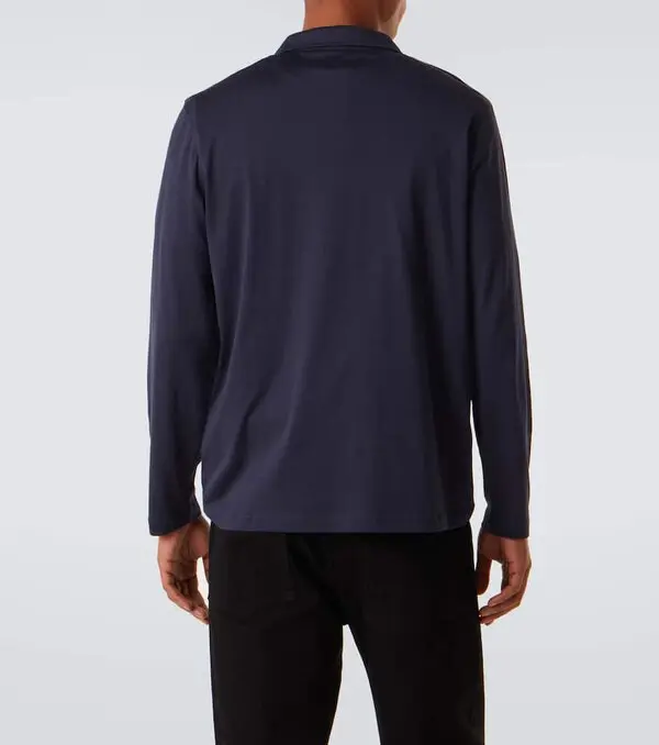 Sunspel Cotton Jersey Polo Shirt