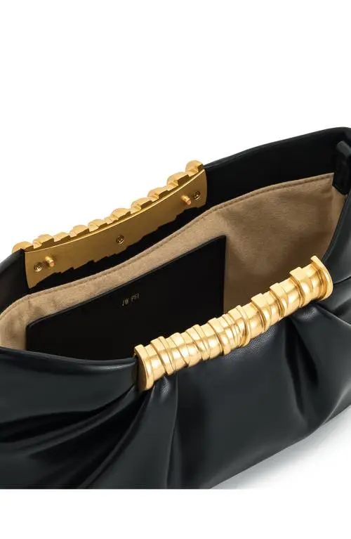 Jw Pei Leia Pleated Faux Leather Clutch