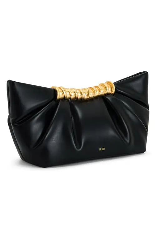 Jw Pei Leia Pleated Faux Leather Clutch