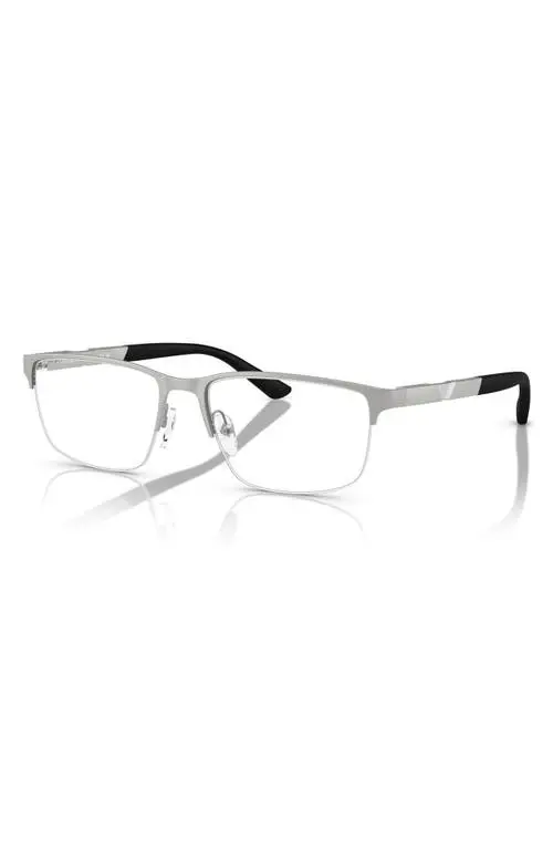 Emporio Armani 56mm Rectangular Optical Glasses
