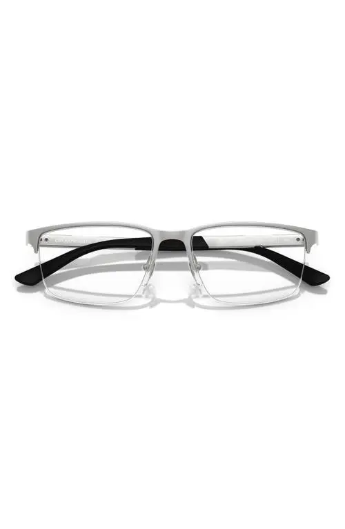 Emporio Armani 56mm Rectangular Optical Glasses