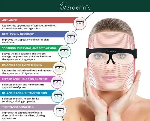 VERDERMIS 7 Color Led Beauty Mask - Na