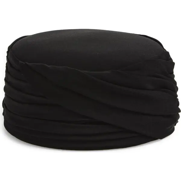 Chloé Wool And Silk Crepe Toque - Black