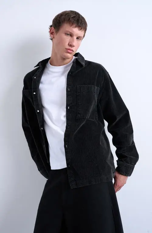 Topman Washed Corduroy Overshirt
