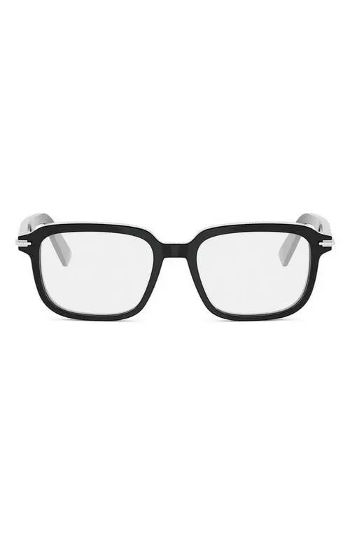 Dior Rectangular Optical Glasses - Shiny Black