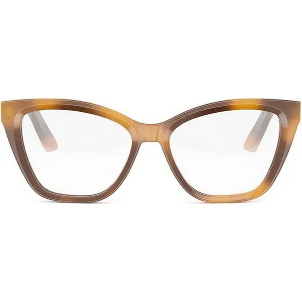 Dior 54mm Butterfly Optical Glasses - Blonde Havana