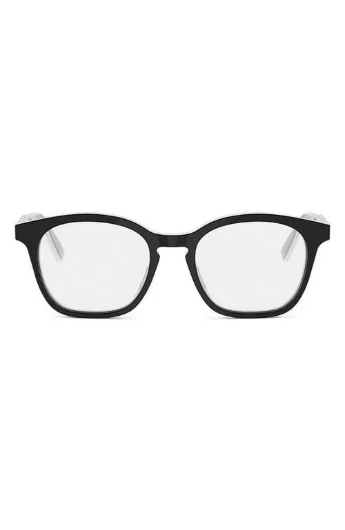 Dior Botanica S5i Square Optical Glasses - Black/crystal