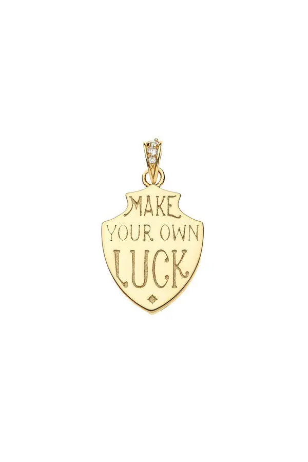 JANE WIN Lucky Shield Pendant