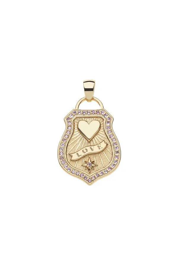 JANE WIN Love Shield Pendant