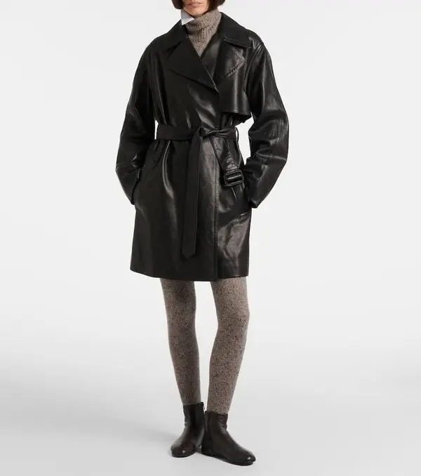 THE ROW Siempra Leather Coat