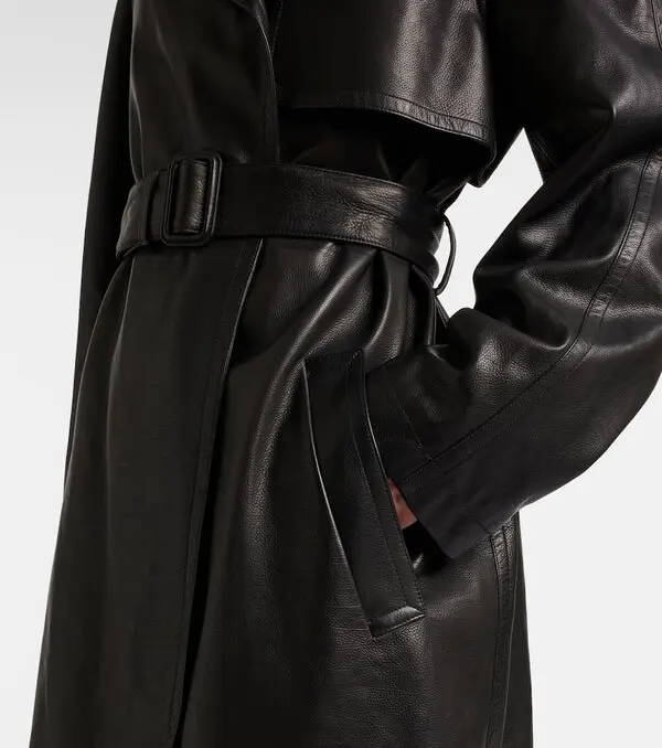 THE ROW Siempra Leather Coat