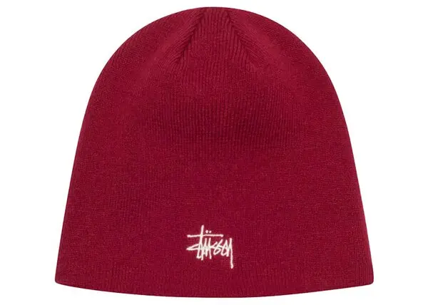 StÜssy Basic Skullcap - Wine