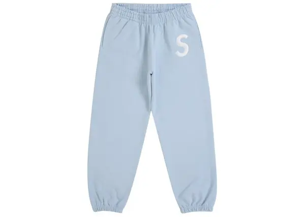Supreme Logo Sweatpant - Light Blue