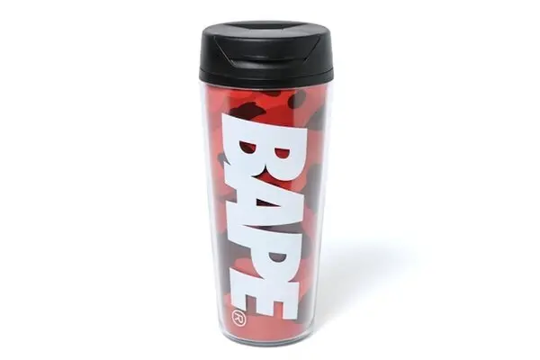 A BATHING APE Camo Tumbler - Red