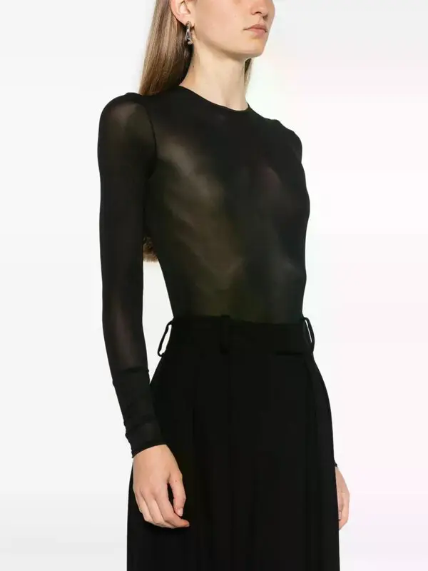 Wardrobe.NYC Sheer Bodysuit