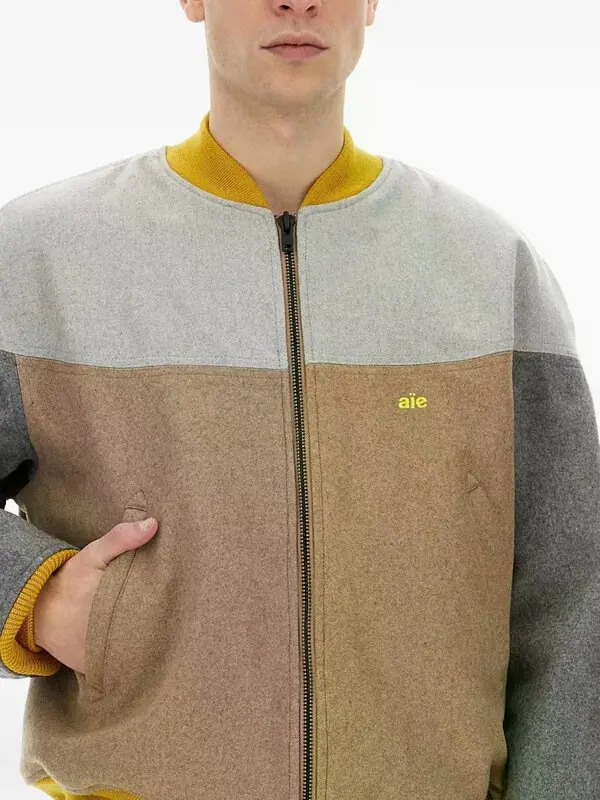 AIE Colour-block Bomber Jacket