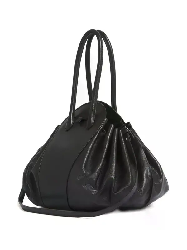 Marni Tubular Handle Tulipea Shoulder Bag - Black