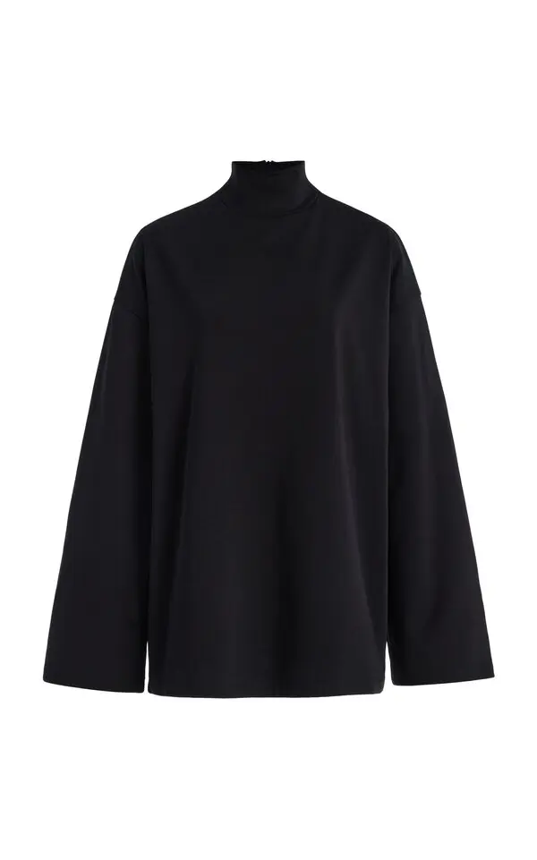 Wardrobe.NYC Opaque Lounge Top - Black