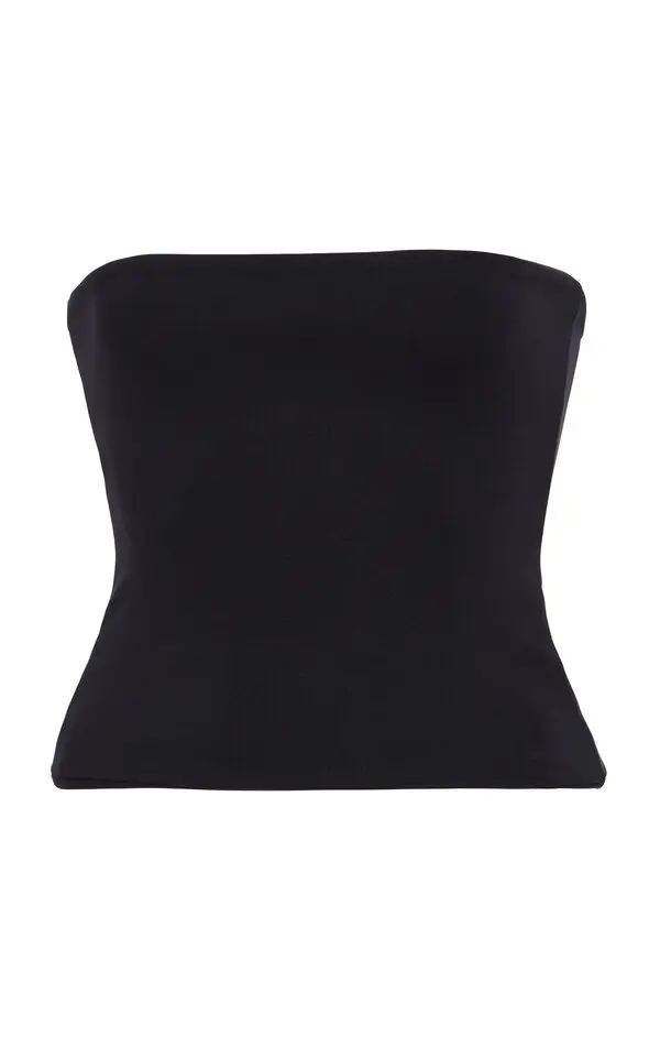Wardrobe.NYC Opaque Tube Top - Black