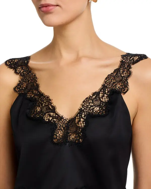 Ramy Brook Jen Lace Trim Top