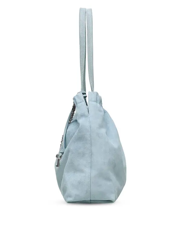 Marc Jacobs The Christina Suede Tote - Blue Mist