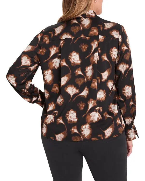 NIC+ZOE Golden Ginko Popover Shirt