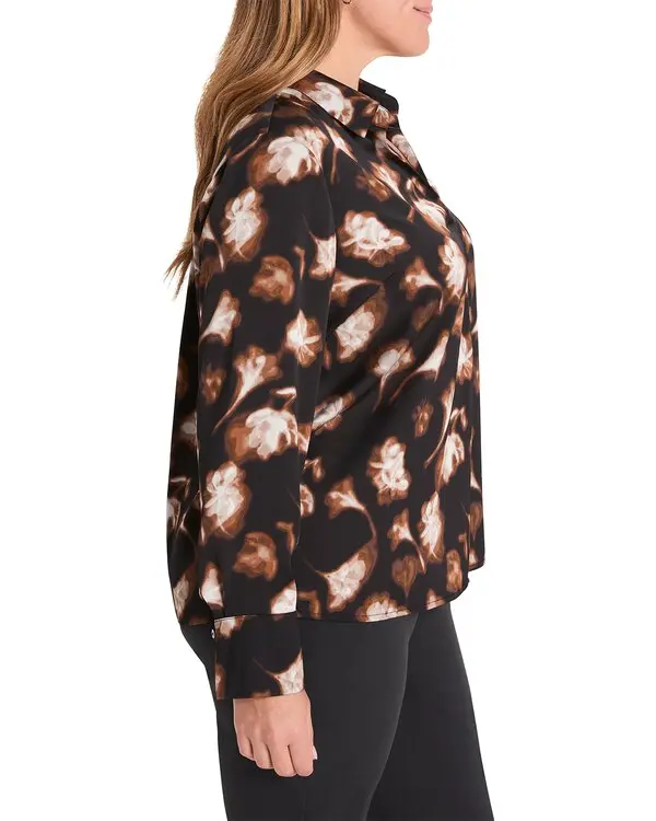 NIC+ZOE Golden Ginko Popover Shirt