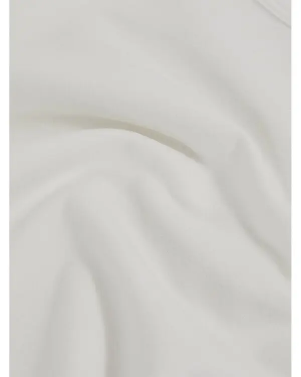 REISS Crewneck Long Sleeve Top - White
