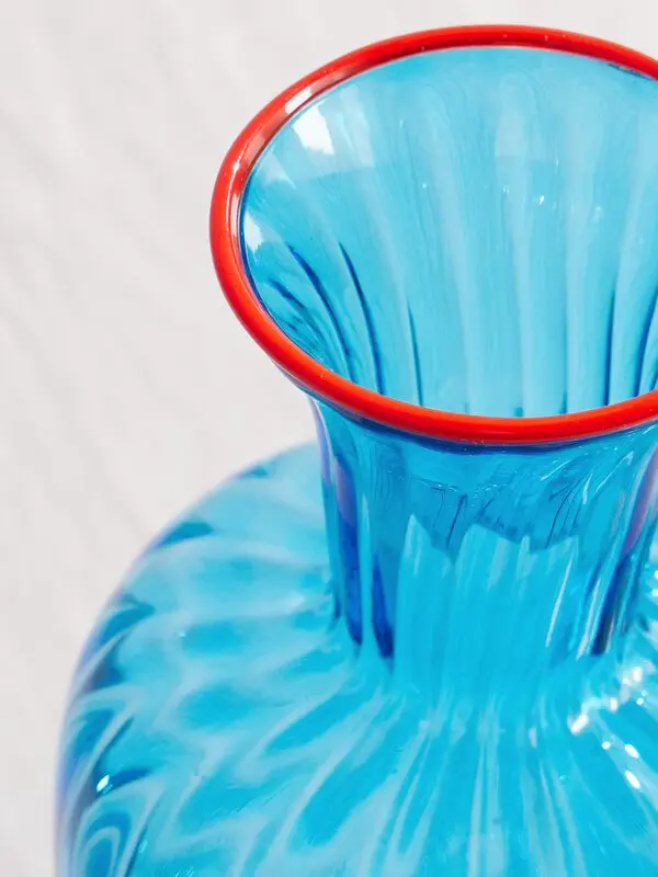 La DoubleJ Murano Glass Carafe - Blue