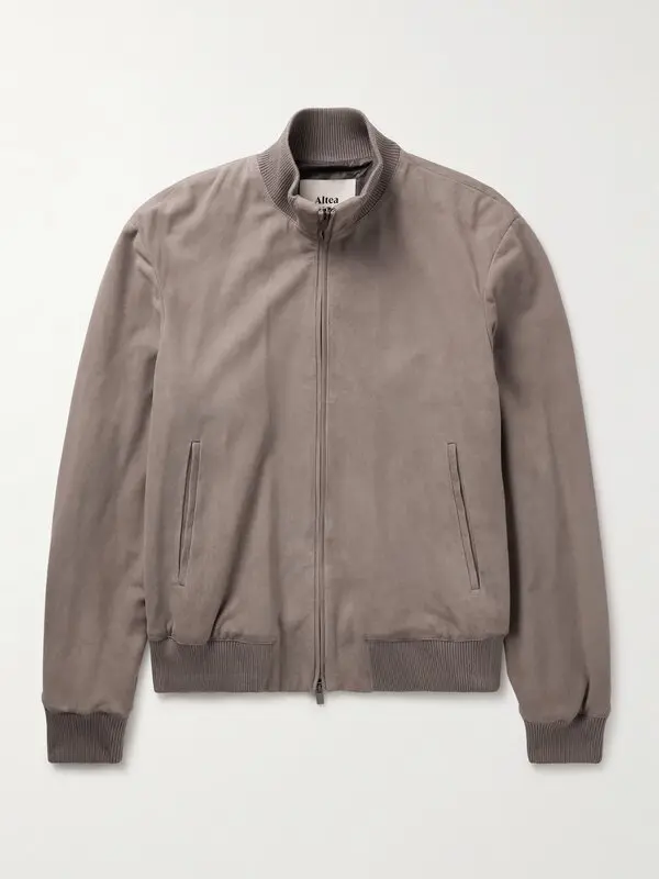 Altea Lennox Suede Bomber Jacket