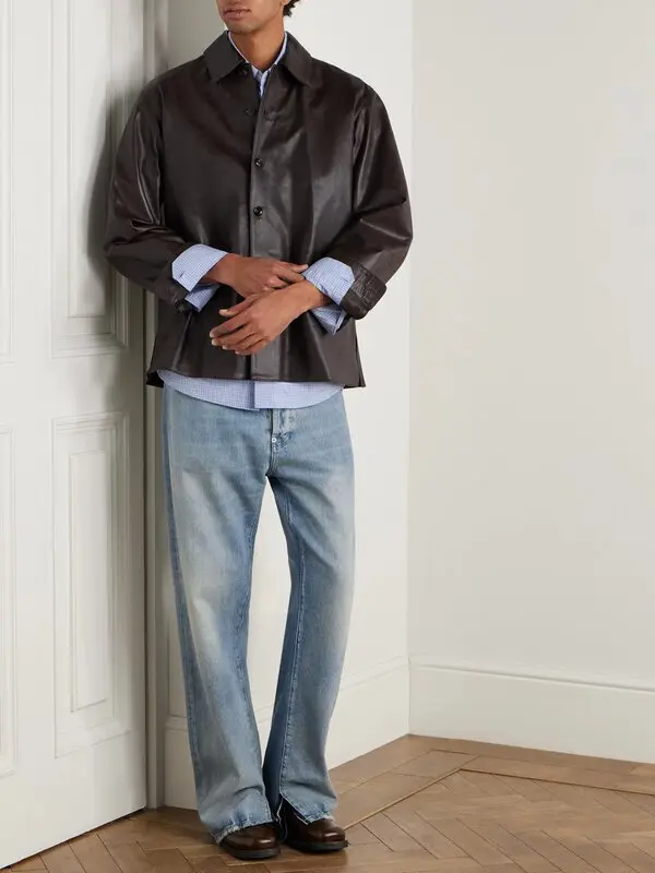 Our Legacy Beyond Pinstriped Cotton-poplin Shirt - Blue