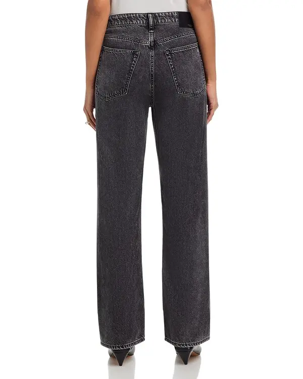 Rag & Bone Logan Featherweight High-rise Wide-leg Jeans - Anglique
