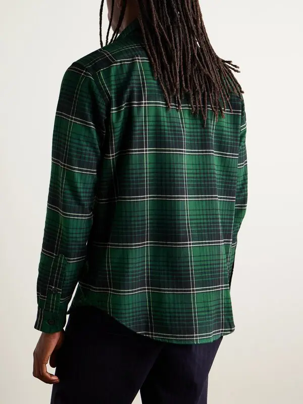 Polo Ralph Lauren Checked Cotton-blend Flannel Shirt