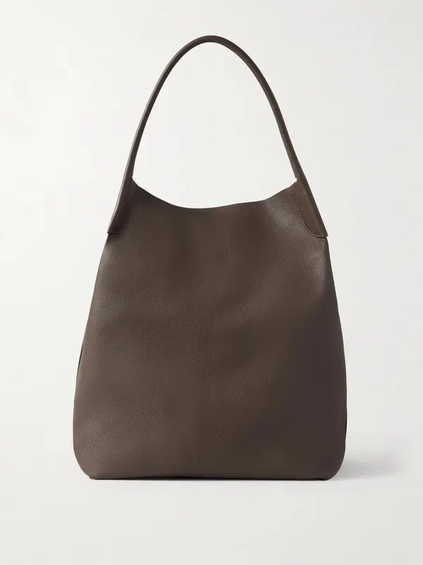 Loro Piana Bale Extra-large Full-grain Leather Tote Bag - Brown