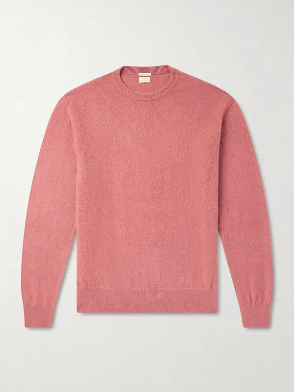 Massimo Alba Kane Brushed Cashmere Sweater - Red