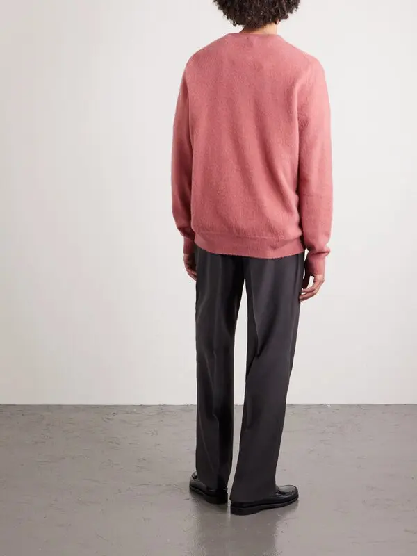 Massimo Alba Kane Brushed Cashmere Sweater - Red