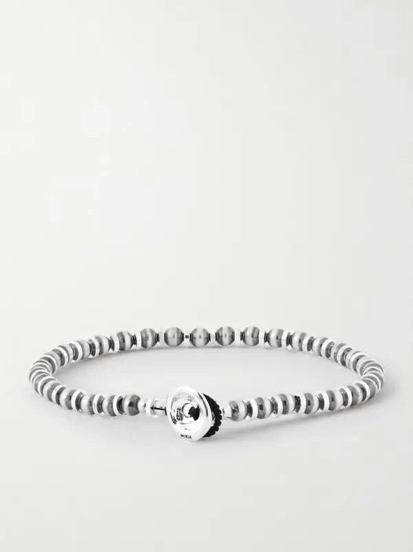 MIKIA Striped Roundels Beaded Bracelet