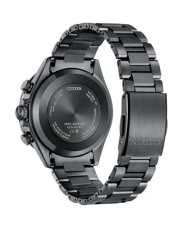 Citizen Attesa Chronograph, 45mm - Blue/gray