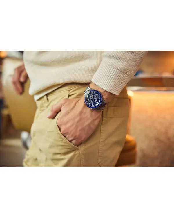 Citizen Attesa Chronograph, 45mm - Blue/gray