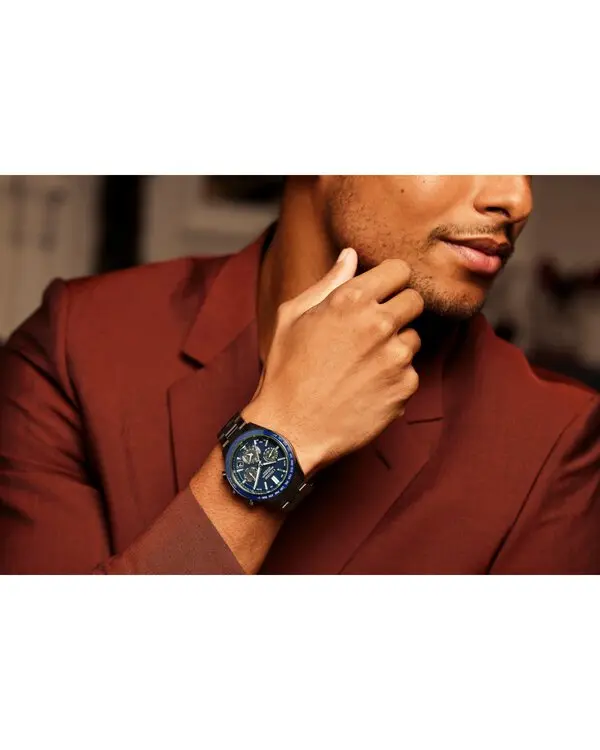 Citizen Attesa Chronograph, 45mm - Blue/gray