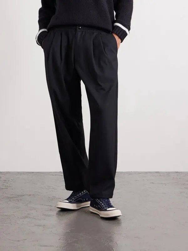 NEIGHBORHOOD Straight-leg Crepe Trousers