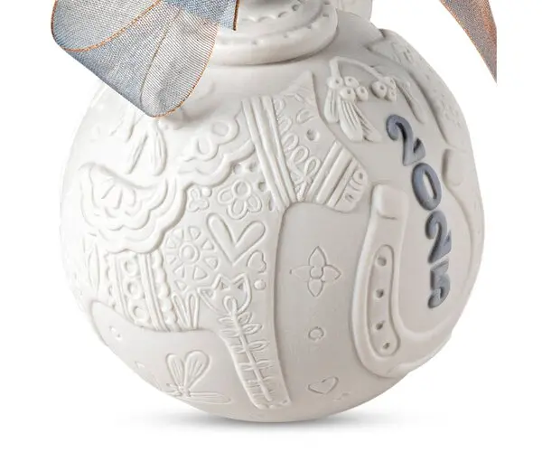 LLADRO 2025 Ball Christmas Ornament Limited Edition