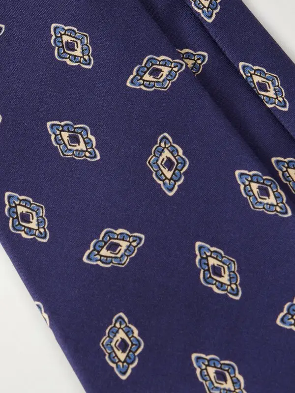 DRAKE'S Silk-habotai Standard Neck Tie