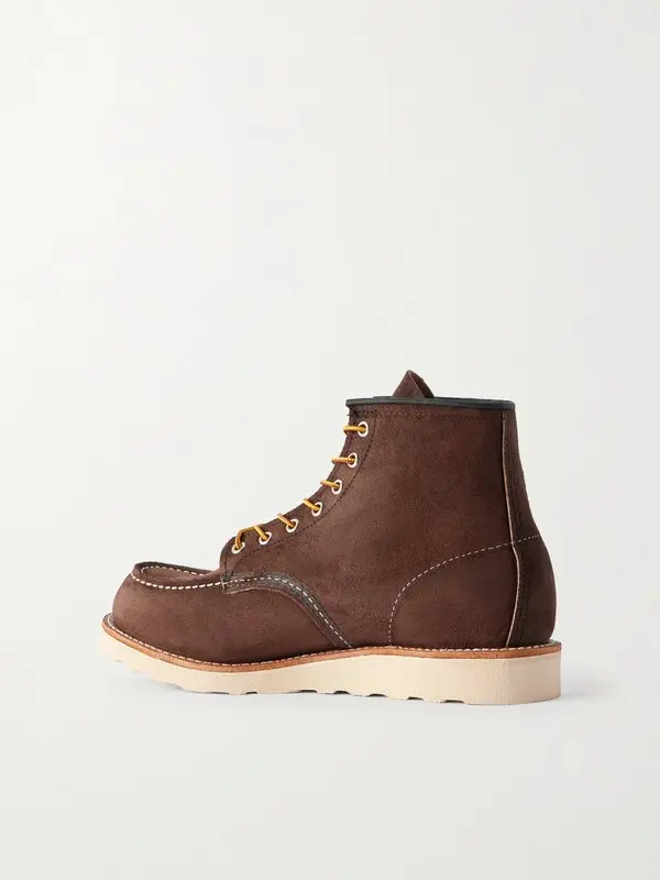 Red Wing Classic Moc Suede Boots - Brown