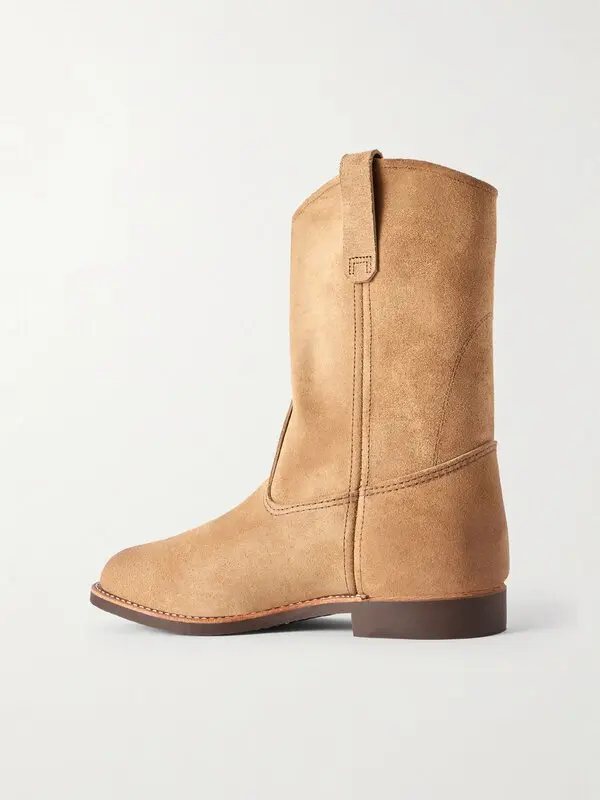 Red Wing Pecos Suede Cowboy Boots