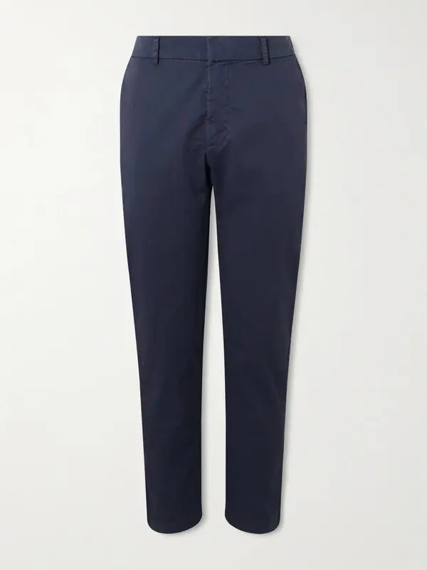 Barena Venezia Tapered Stretch-cotton Gabardine Trousers