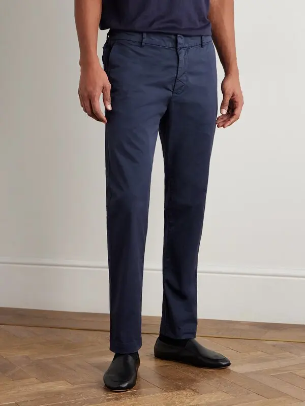 Barena Venezia Tapered Stretch-cotton Gabardine Trousers