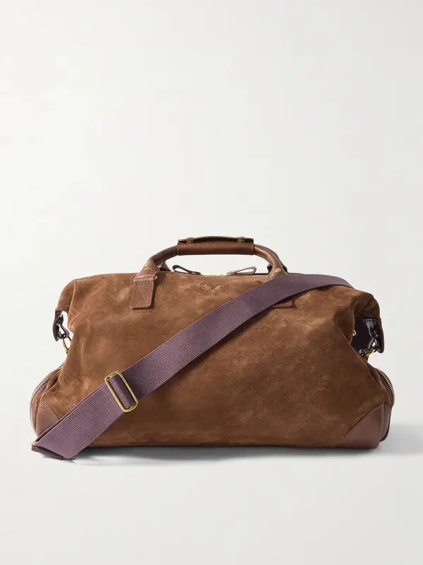 Bennett Winch Suede Weekender Holdall