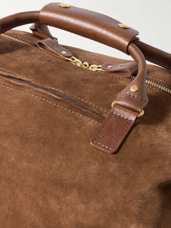 Bennett Winch Suede Weekender Holdall