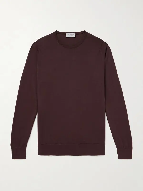 John Smedley Hatfield Slim-fit Sweater - Brown
